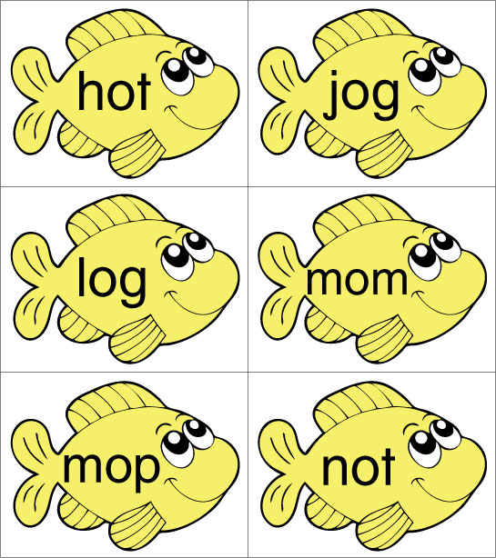 CVC Word Write Around the Room CVC Fish Pack ESL ELL Newcomer Activity ...