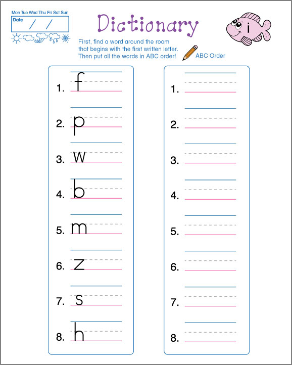 CVC Word Write Around the Room CVC Fish Pack ESL ELL Newcomer Activity ...