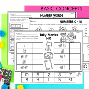 First Grade Math Worksheets SET 2 - First Grade Math Assessments | Made ...