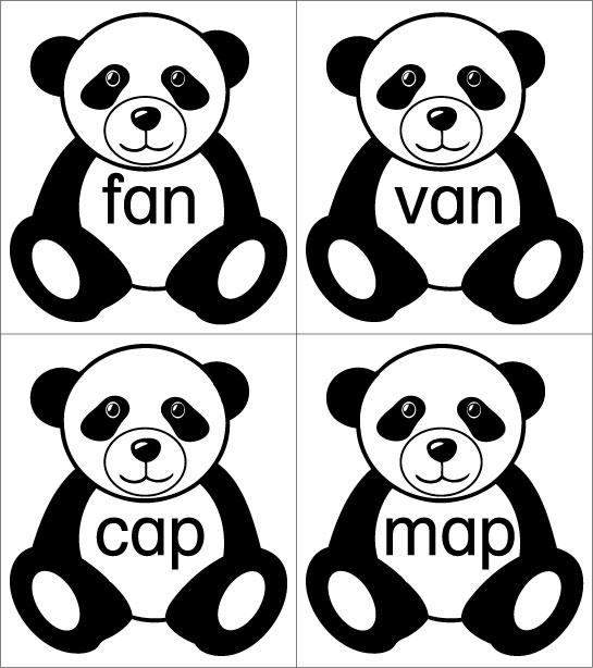CVC Word Write Around the Room Panda Pack ESL ELL Newcomer Activity ...