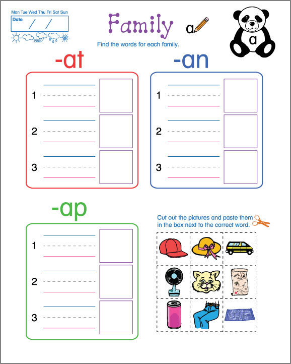 CVC Word Write Around the Room Panda Pack ESL ELL Newcomer Activity ...