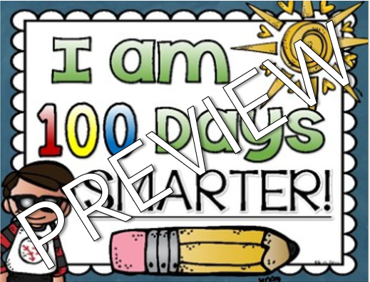 100th Day of School Photo Sign Poster Coloring Pages | Made By Teachers