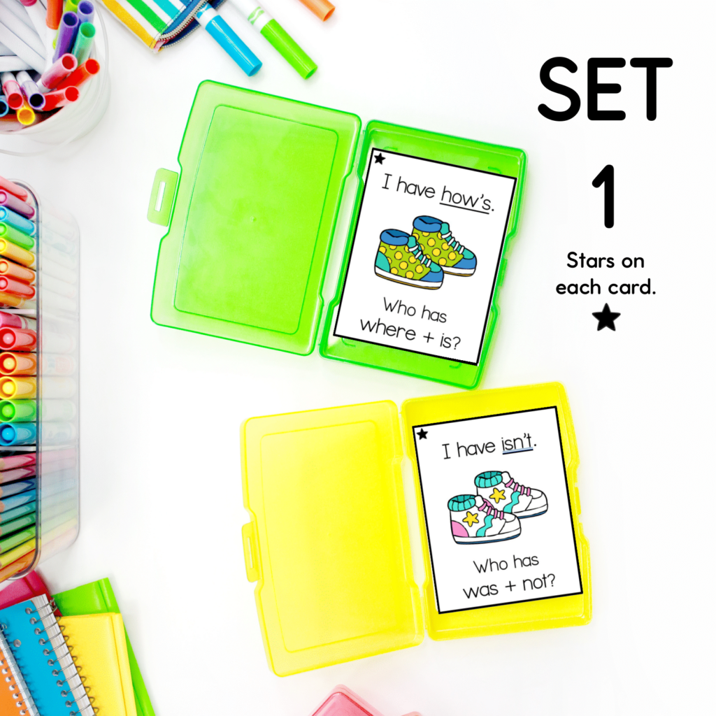 I Have Who Has Contractions - Contraction Word Games | Made By Teachers