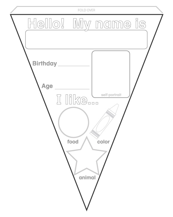 All About Me Pennants ESL ELL Newcomer | Made By Teachers