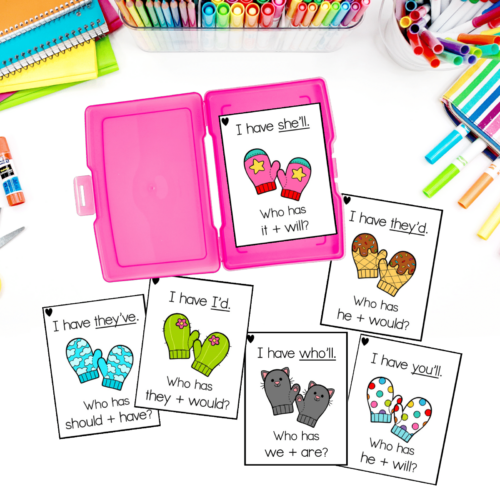 I Have Who Has Contractions - Contraction Word Games | Made By Teachers