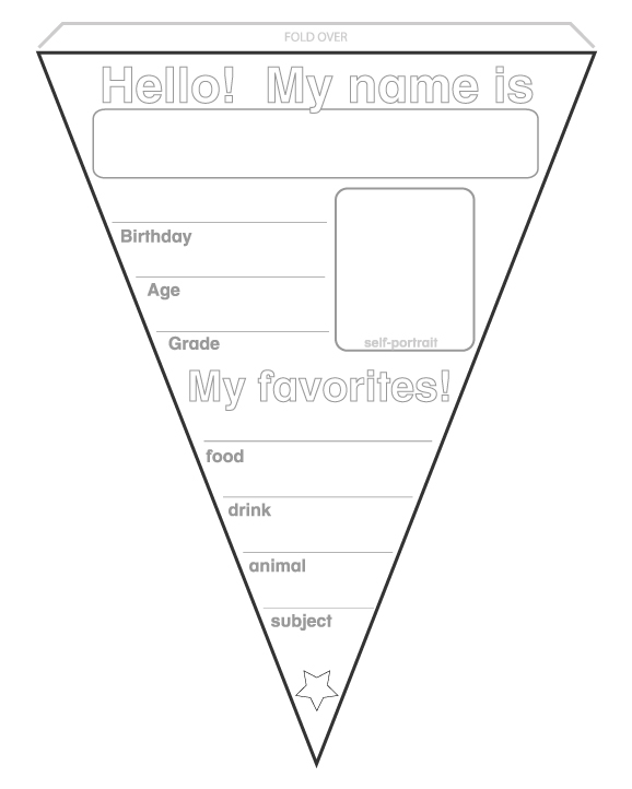 All About Me Pennants ESL ELL Newcomer | Made By Teachers