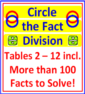 Circle the Fact Division (Over 100 Facts to Solve) | Made By Teachers
