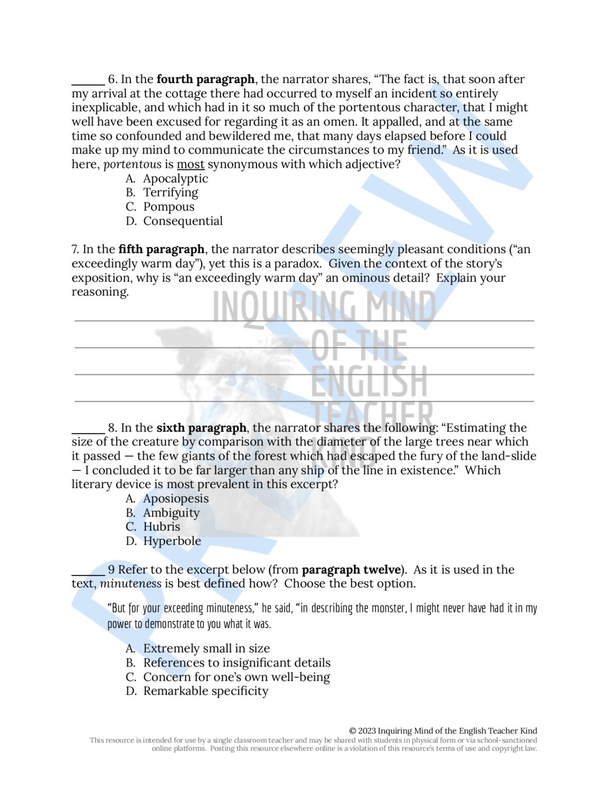 Really Short Short Stories Bundle: Time-Fillers for High School | Made ...