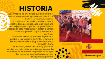 La Tomatina - España - Cultural Presentation & Activities (Spanish ...
