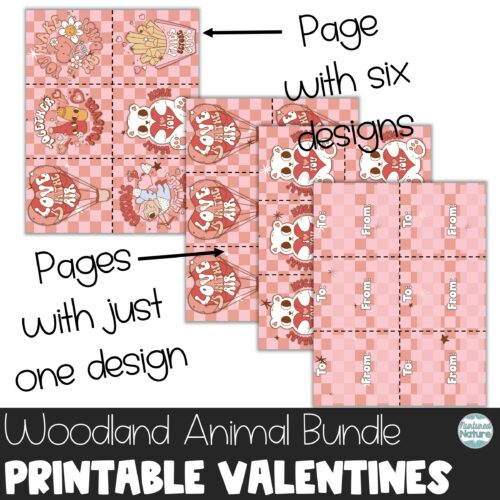 Groovy Retro Printable Valentines for Students Bundle | Made By Teachers