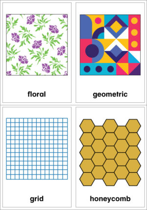 Shapes and Pattern Flash Cards ESL ELL Newcomer | Made By Teachers