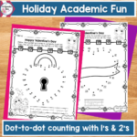Valentines Day Dot to Dot by 1s Skip Count by 2s 5s 10s and Alphabetic ...