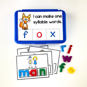 Elkonin Sound Boxes - Short Vowels CVC - Blending Segmenting -Word Work ...