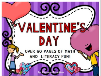 Valentine's Day Math and Literacy Printables Activites for Centers ...