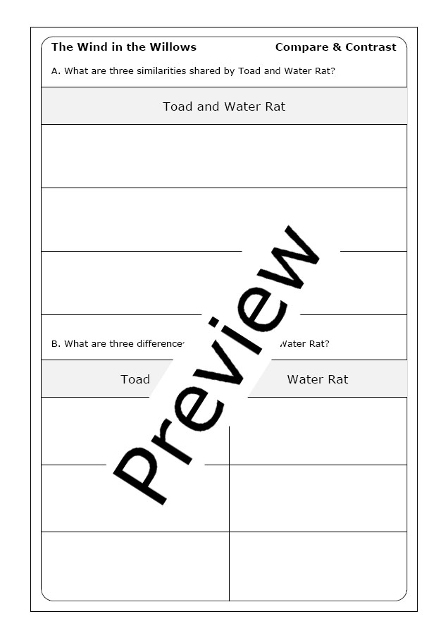 Kenneth Grahame "The Wind in the Willows" worksheets | Made By Teachers