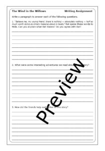 Kenneth Grahame "The Wind in the Willows" worksheets | Made By Teachers
