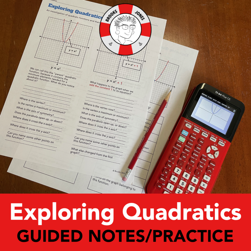 Exploring Quadratics: Guided Notes and Practice | Made By Teachers