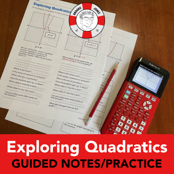 Exploring Quadratics: Guided Notes and Practice | Made By Teachers