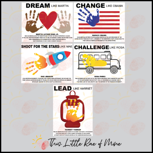 Black History Month - Historical African American - handprint Art ...