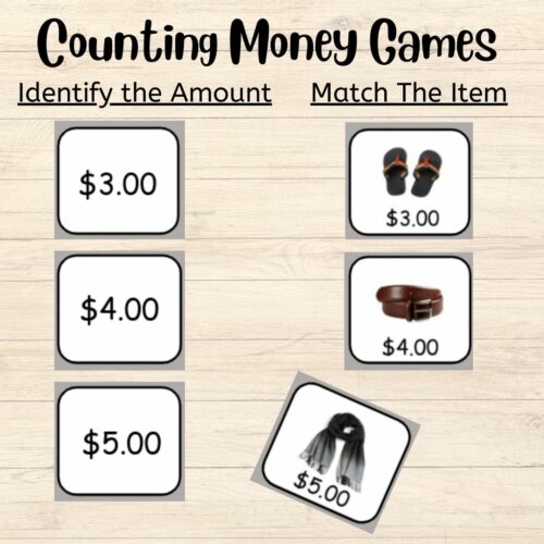 Counting Money: Clothing Store Life Work Skills PLUS Task Cards ...