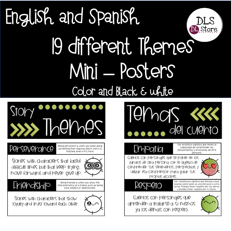 English & Spanish - Deep into Theme - El tema | Made By Teachers