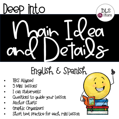 Deep into Main Idea & Details. Spanish & English Mini Lessons | Made By ...
