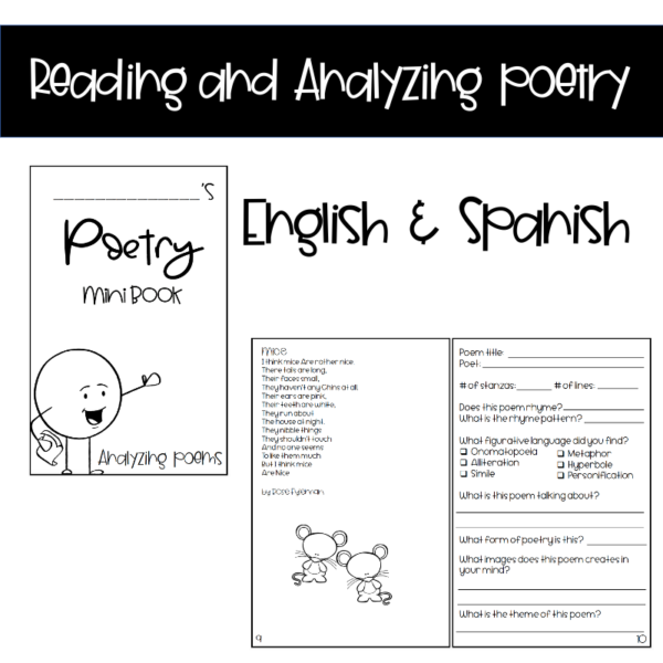 Spanish & English Poetry and Figurative Language | Made By Teachers