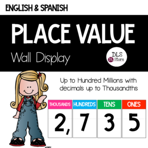 English & Spanish - Place Value - Wall Display | Made By Teachers