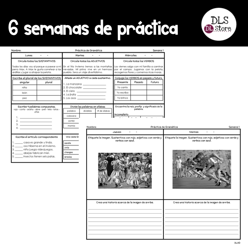 Practica diaria de Lenguaje / Gramática | Made By Teachers