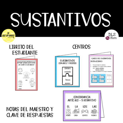 Spanish Nouns / Sustantivos | Made By Teachers