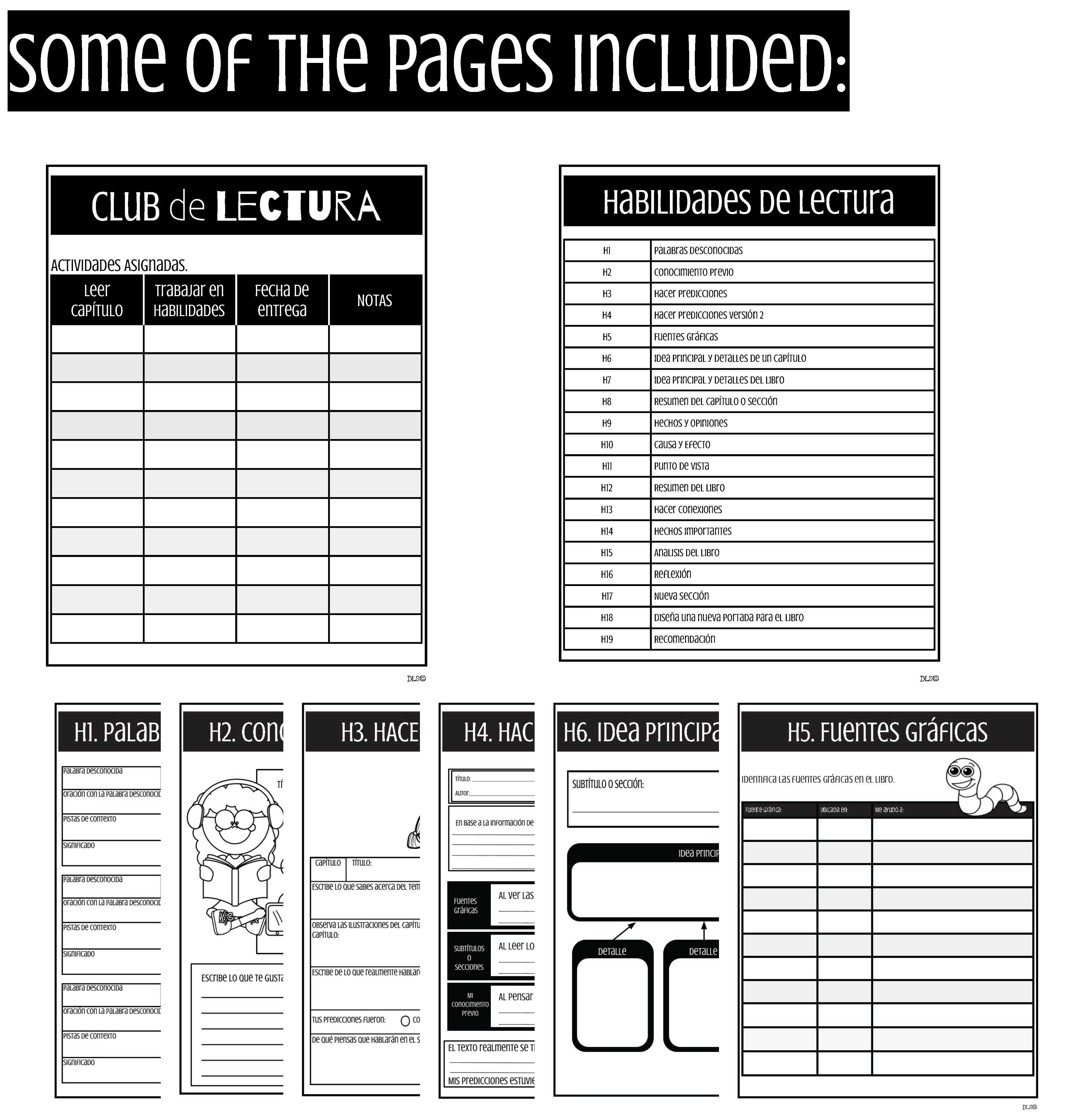 Book Club - Fiction and Nonfiction - English and Spanish | Made By Teachers