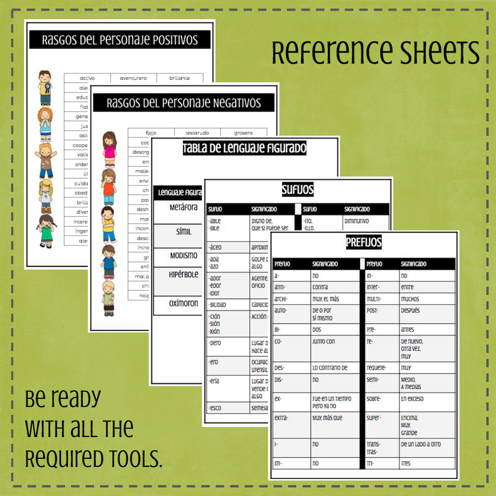 Guided Reading Binder English & Spanish/Carpeta de Lectura Guiada ...