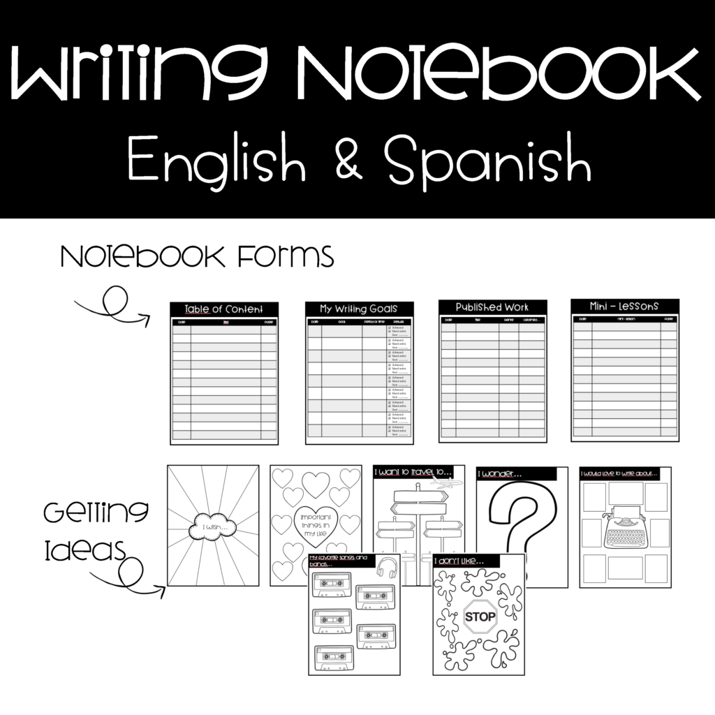 Writing Notebook-Launching the writer's Workshop Englis & Spanish ...