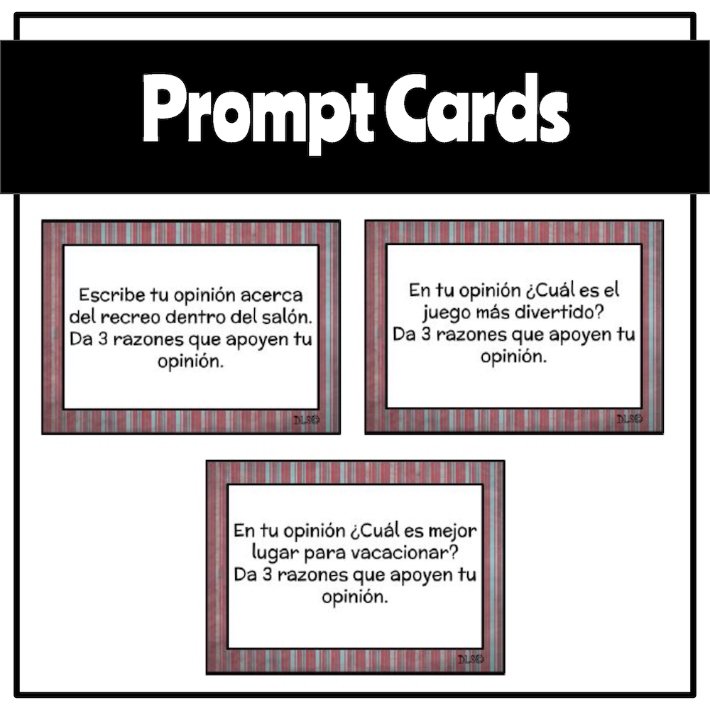 Spanish Opinion Writing / Escrito de Opinión | Made By Teachers