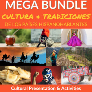 47 Culture & Tradition Presentations in Spanish & English MEGA Bundle ...