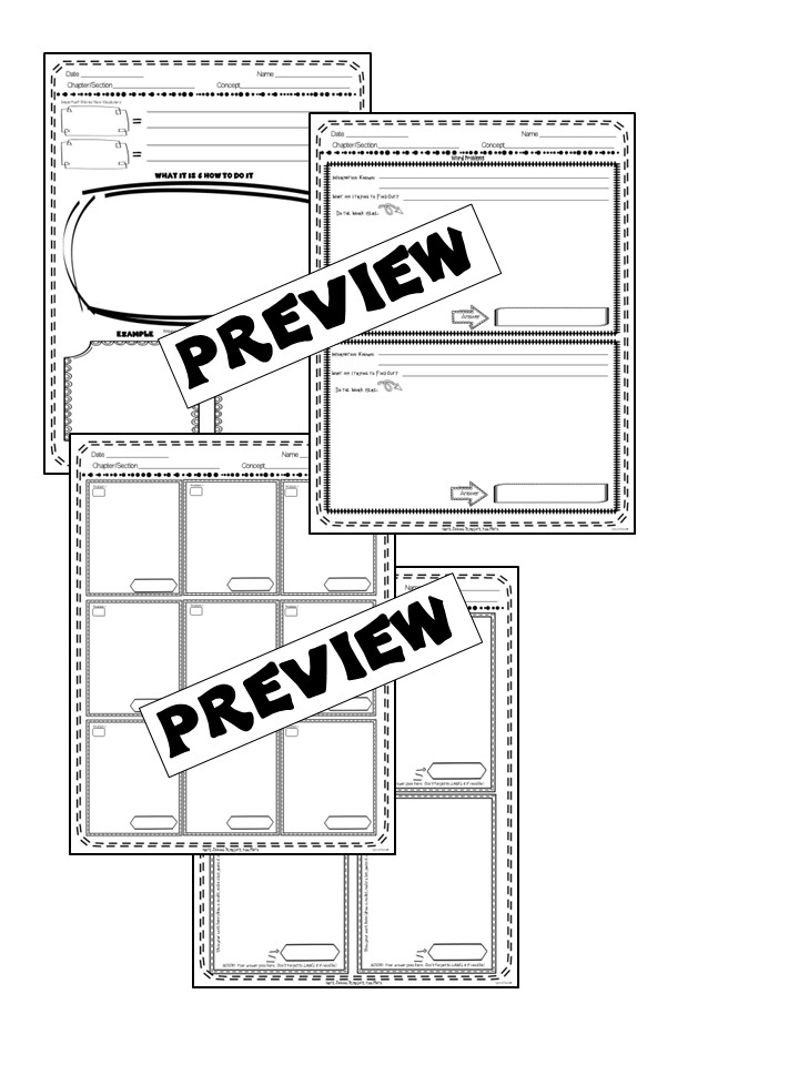 Note-Taking Templates - Intermediate | Made By Teachers