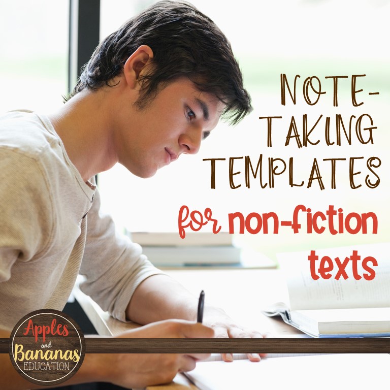 Note-Taking Template for Non-Fiction Texts | Made By Teachers