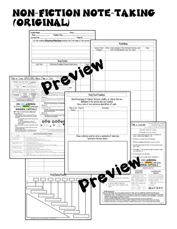 Note-Taking Bundle | Made By Teachers