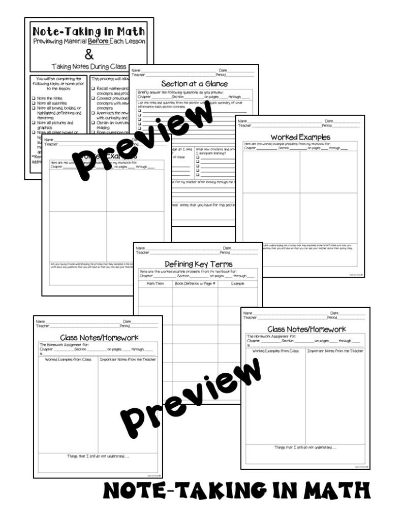 Note-Taking Bundle | Made By Teachers