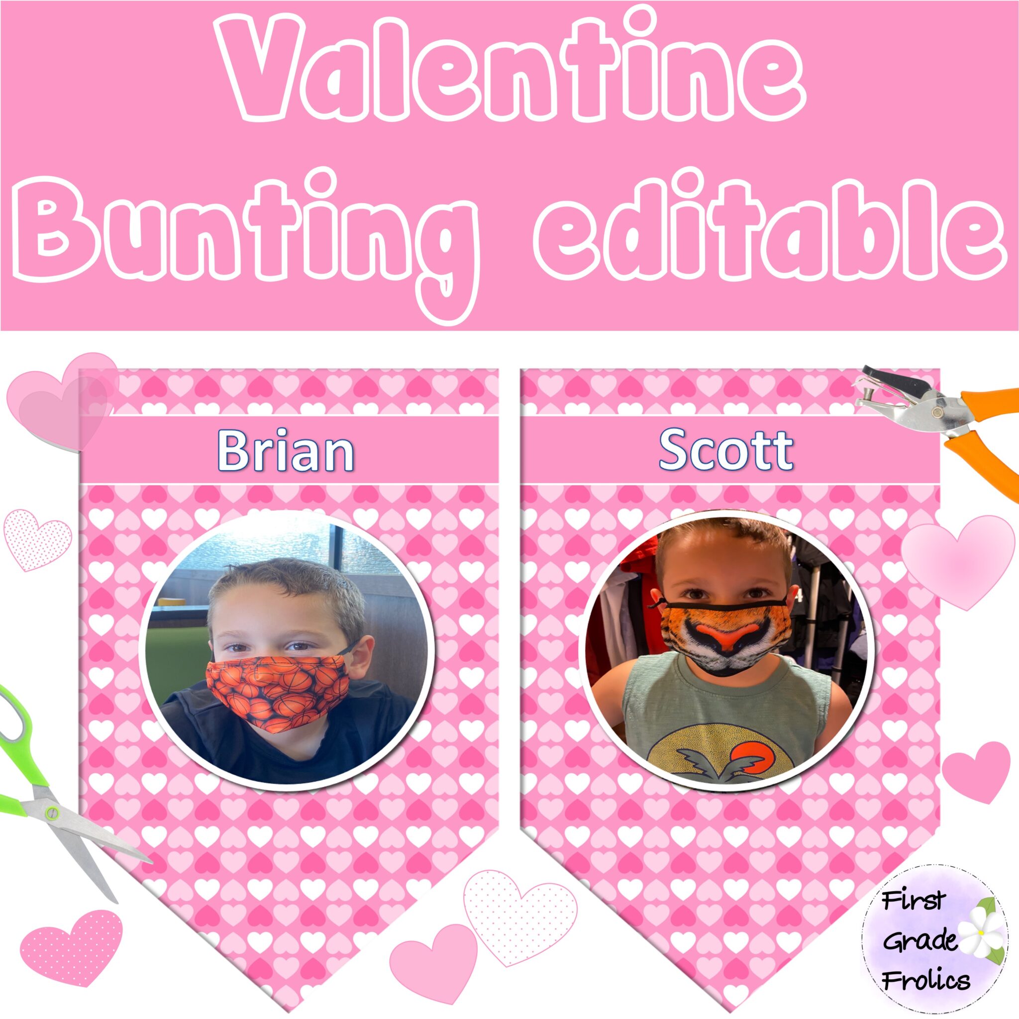 Valentine Banner Bunting | Made By Teachers