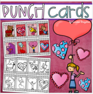 Behavior Incentive Punch Cards Classroom Management Rewards Valentine's ...