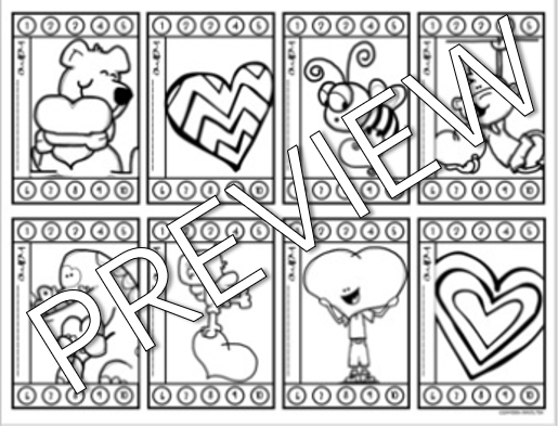 Behavior Incentive Punch Cards Classroom Management Rewards Valentine's ...