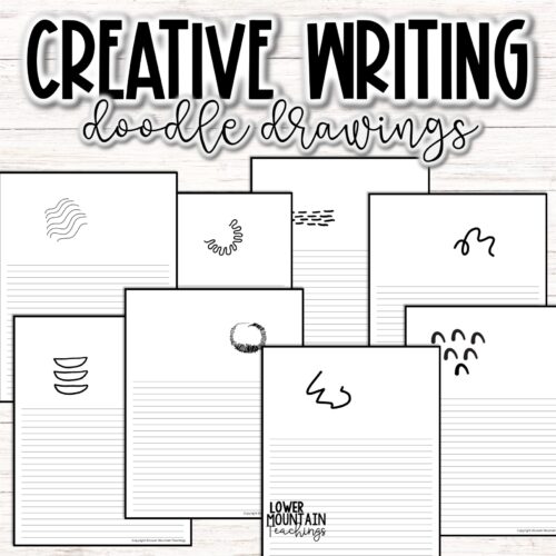 Doodle Draw Write Activity Literacy Centers or Morning Bell Work for 30 ...