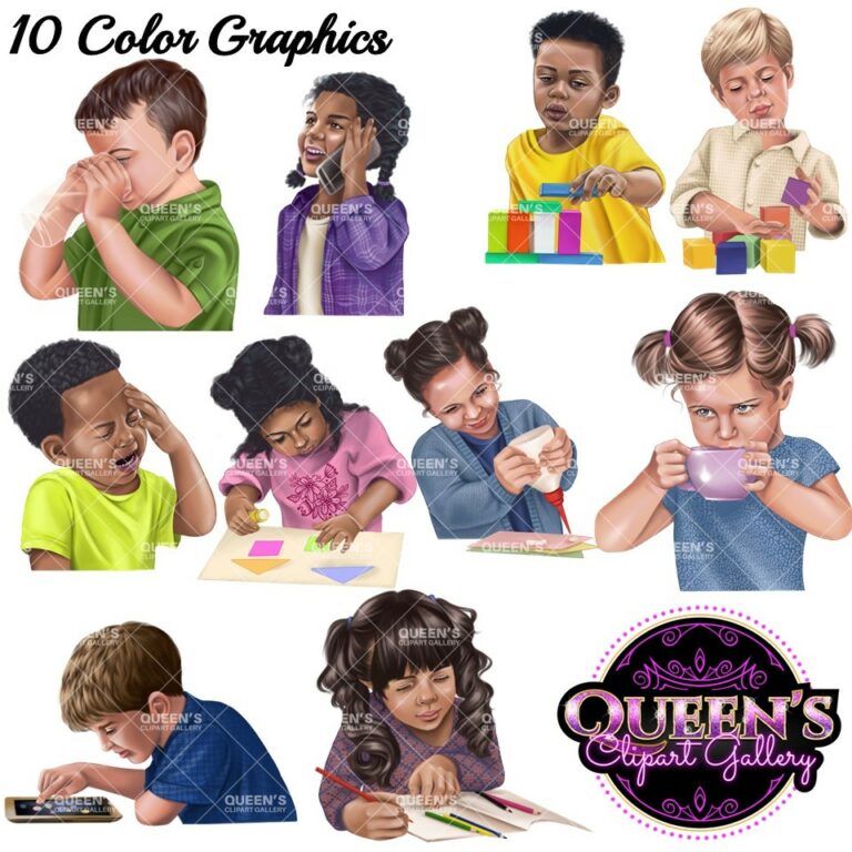 Kids Clipart, Children Clipart, Students Clipart, KIDS Clipart Bundle ...