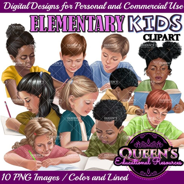 Kids Clipart, Children Clipart, Students Clipart, KIDS Clipart Bundle ...