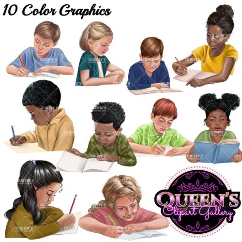 Kids Clipart, Children Clipart, Students Clipart, KIDS Clipart Bundle ...