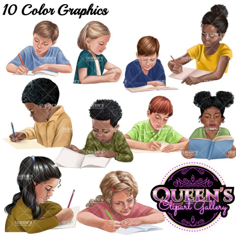 Kids Clipart, Children Clipart, Students Clipart, KIDS Clipart Bundle ...
