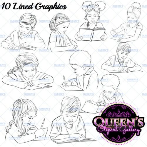 Kids Clipart, Children Clipart, Students Clipart, KIDS Clipart Bundle ...