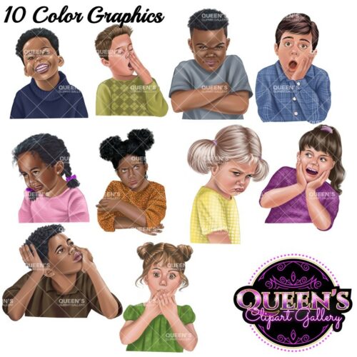 Kids Clipart, Children Clipart, Students Clipart, KIDS Clipart Bundle ...