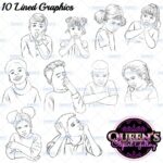 Kids Clipart, Children Clipart, Students Clipart, KIDS Clipart Bundle ...